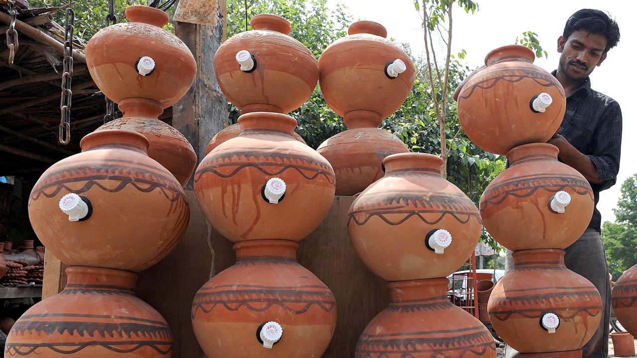Indian Clay Pots Beautiful Handmade Clay Pots Different Size And