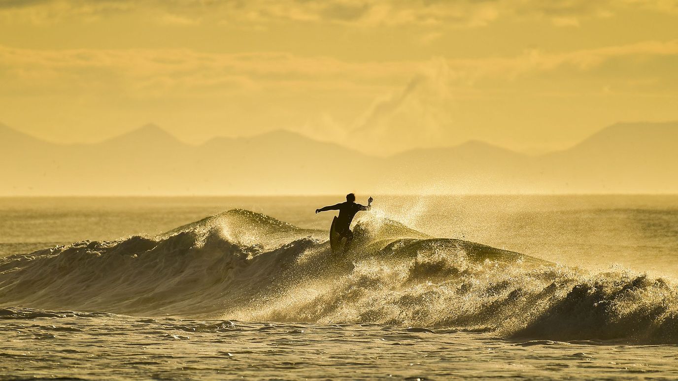 Surfing with bears in the Russian wilderness - BBC Reel