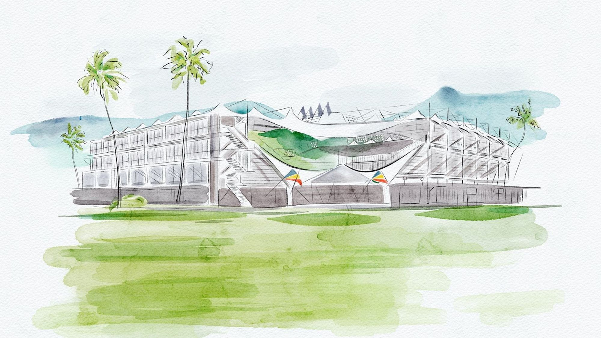 A sporting spectacle in the Seychelles