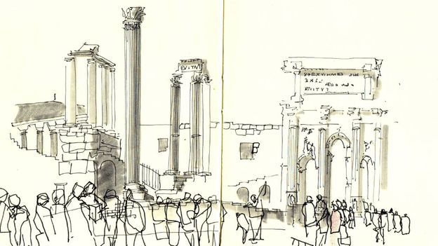 Drawing on experience: Rome