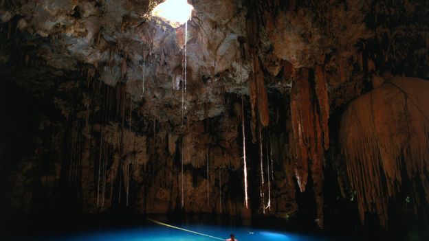 Yucatan Underground Rivers And Cenotes Cenote Angelita: An Underwater