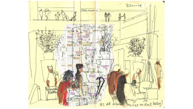 Drawing on experience: New York