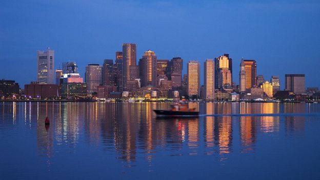 Boston, by the sea