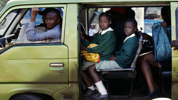 Riding the matatu in Nairobi