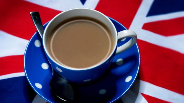 Why do the British love the taste of tea so much?