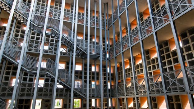 The buildings designed to house the dead
