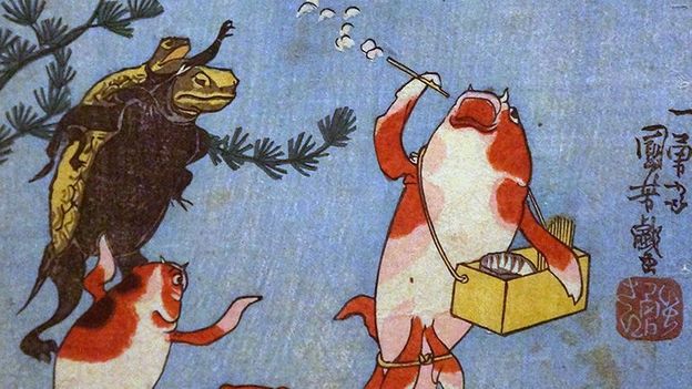 Old gold: An enduring love of a humble fish in Japanese art