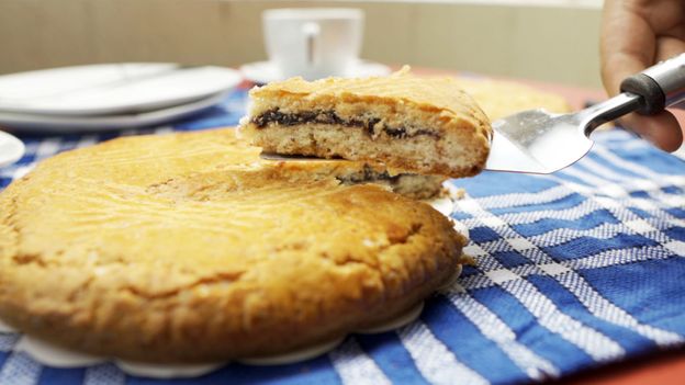 The Basque cake made with a 280-year-old water mill