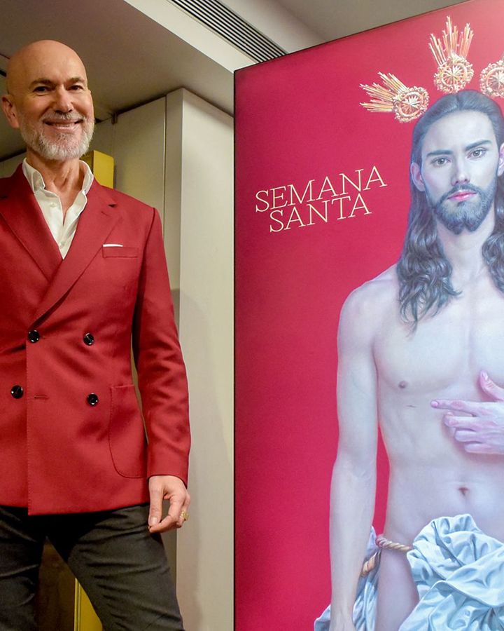 'Sexualised' Jesus painting sparks controversy in Spain - BBC Culture