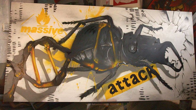 Massive Attack album stored in a painting using DNA - BBC Reel