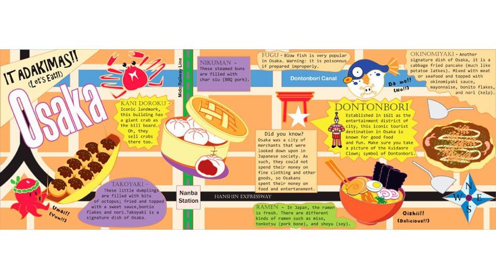 Mapping the world: Osaka, Japan - BBC Travel