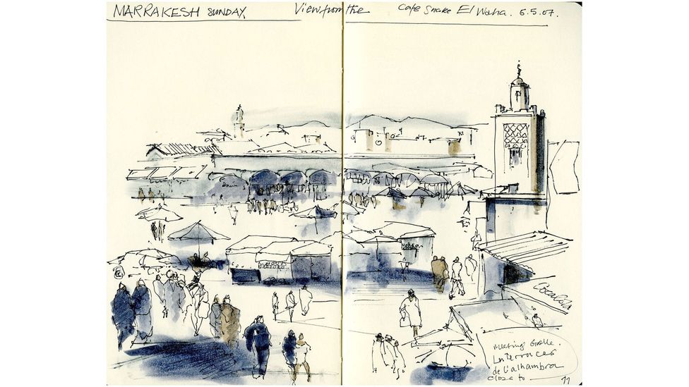 Drawing on experience: Marrakesh - BBC Travel
