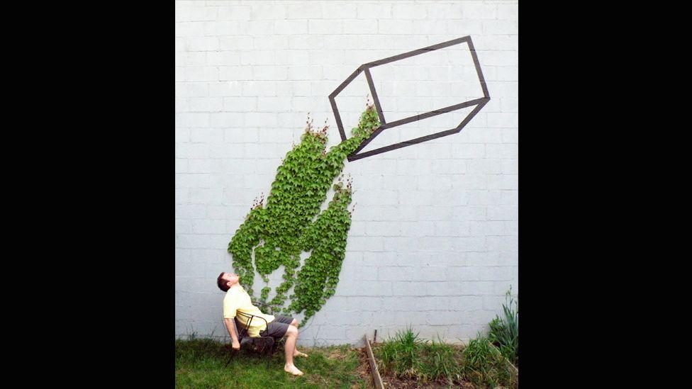 Geometric art puts humans inside shapes - BBC Culture