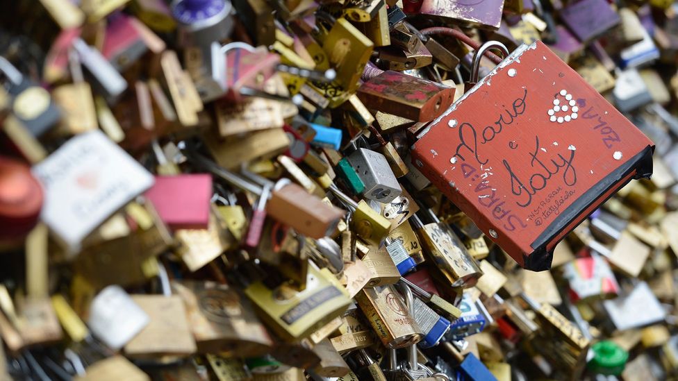 Paris to tourists: Stop locking down love - BBC Travel