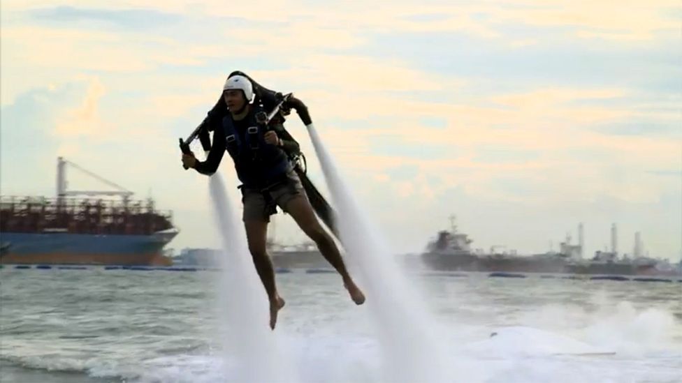 Surfing the waves of a man-made island - BBC Travel