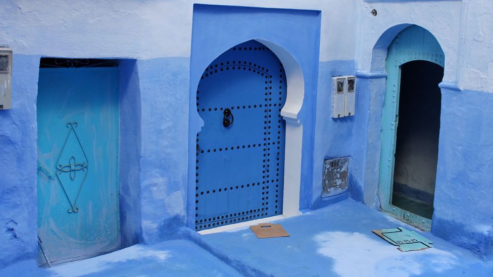 The Moroccan town drenched in blue - BBC Travel