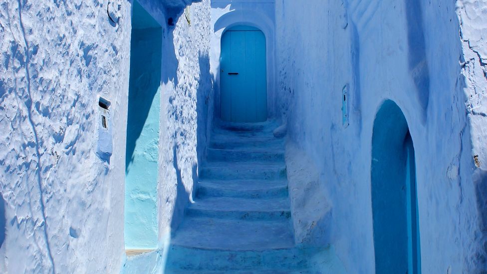 The Moroccan town drenched in blue - BBC Travel
