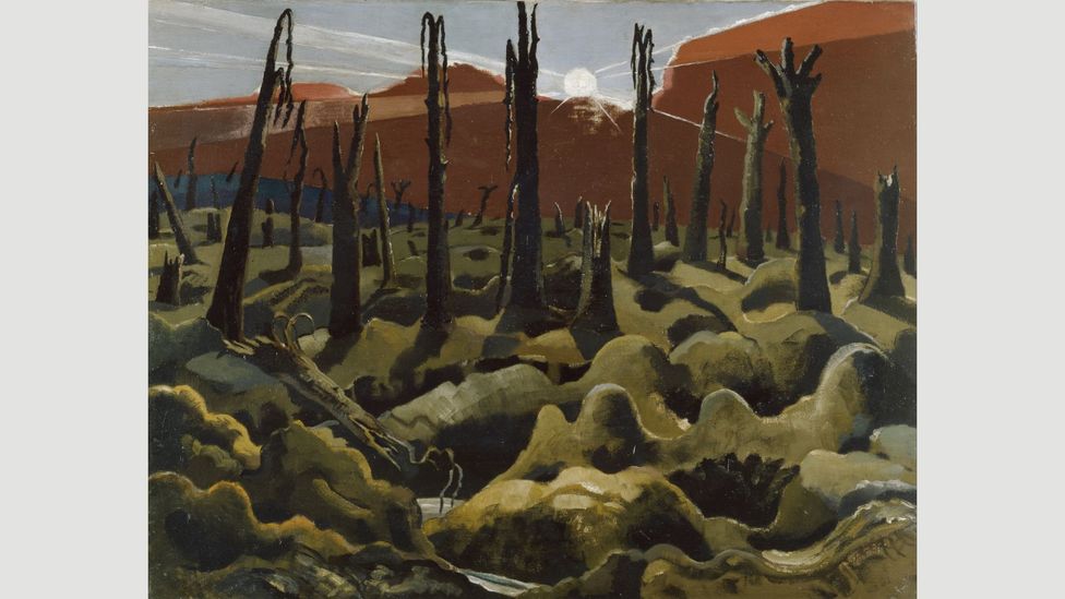 Haunting paintings from the battlefields of war - BBC Culture