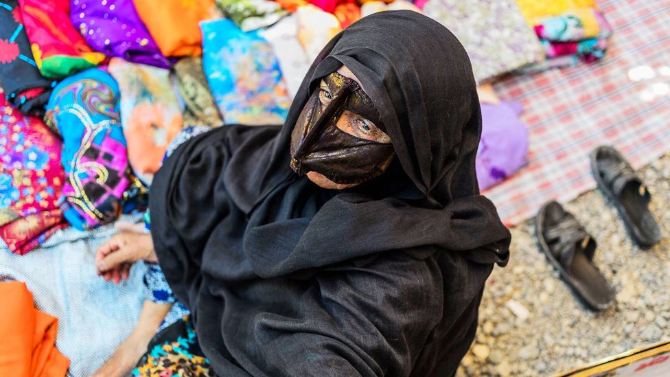 The mysterious masked women of Iran - BBC Travel