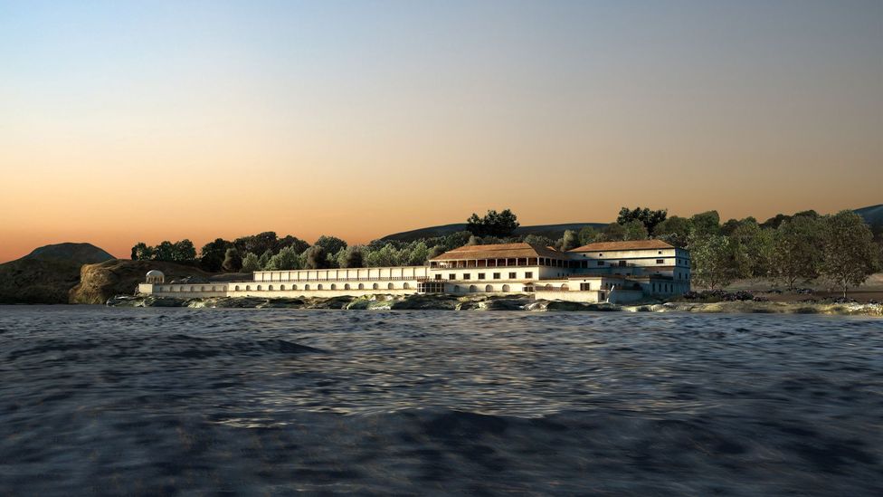 The beautiful ancient house discovered in the ashes - BBC Culture