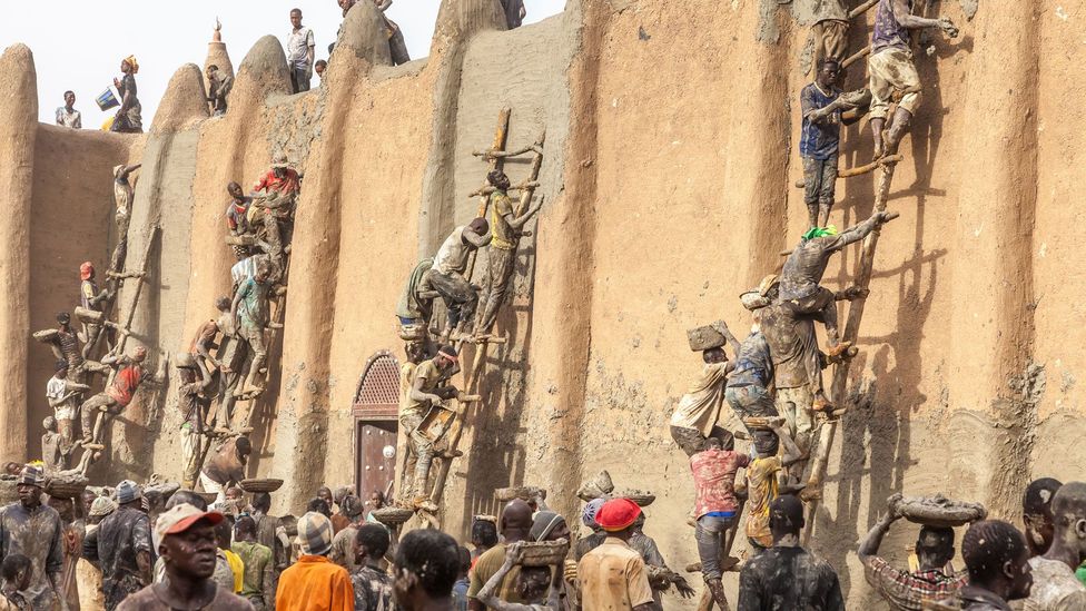 The massive mosque built once a year - BBC Travel