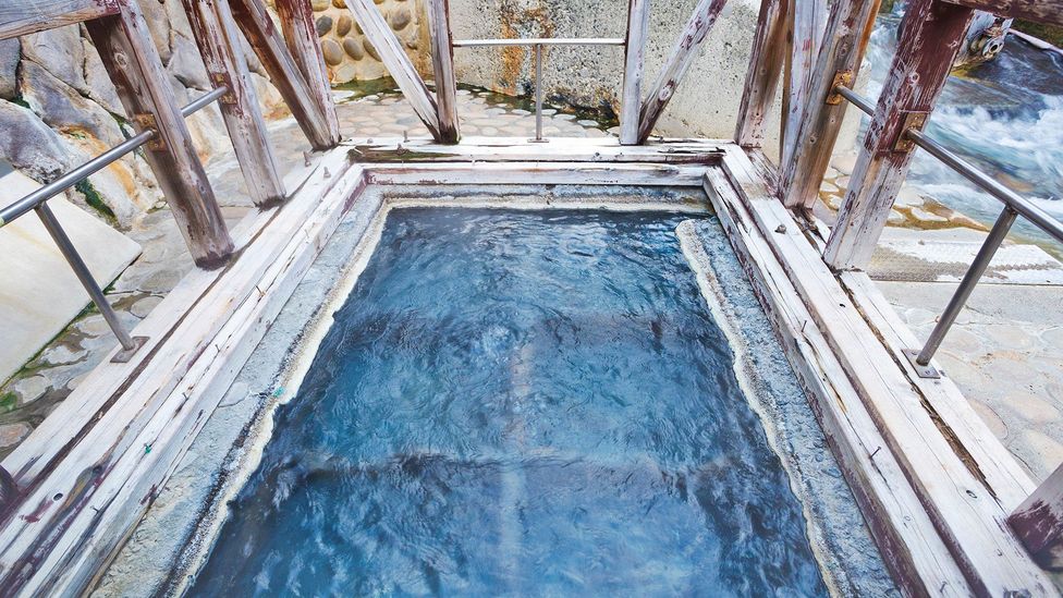 The Japanese village that cooks in a hot spring - BBC Travel