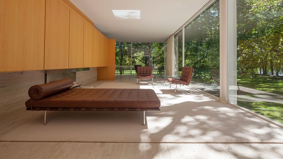 Farnsworth House Interior Bedroom