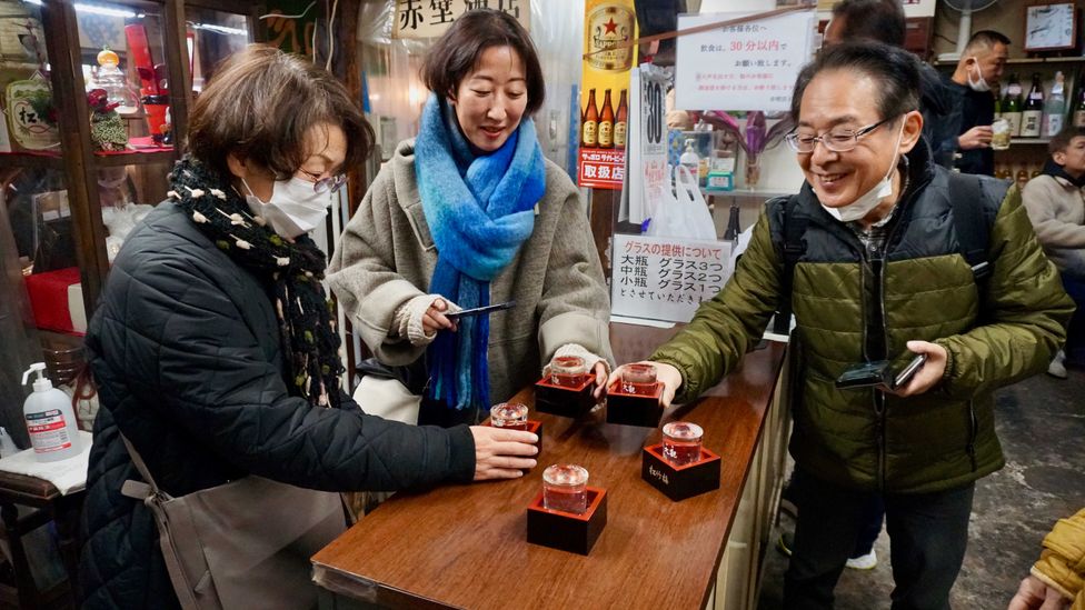 The drinking culture hidden inside Japan's liquor stores - BBC Travel