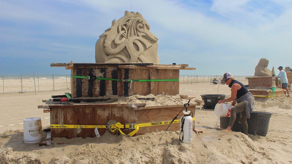 The triumphant return of the US' sandcastle championships - BBC Travel