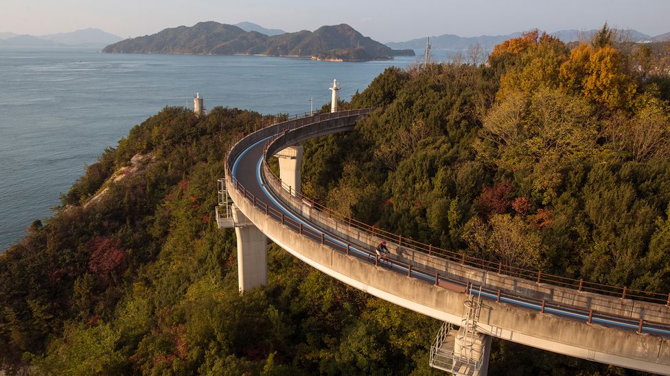 Japan's spectacular bike ride through six remote islands - BBC Travel